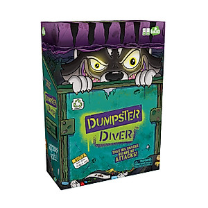 Goliath Dumpster Diver Game - Take Raccoon's Snacks Before His Paw Jumps Out to Defend His Goodies - No Reading Required - Ages 4 and Up, 2-4 Players