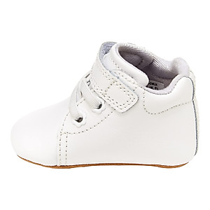 Stride Rite Baby Girls PW-Emilia Crib Shoe, White, 2 Infant