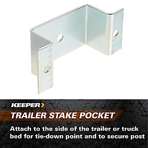 Keeper - 3-13/16” Straight Trailer Stake Pocket