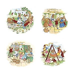 Royal Doulton Bunnykins Childrens Plate, Cereal Bowl and 1 Handled Hug-a-Mug Childresns Dining, 3 piece set, Multicolor