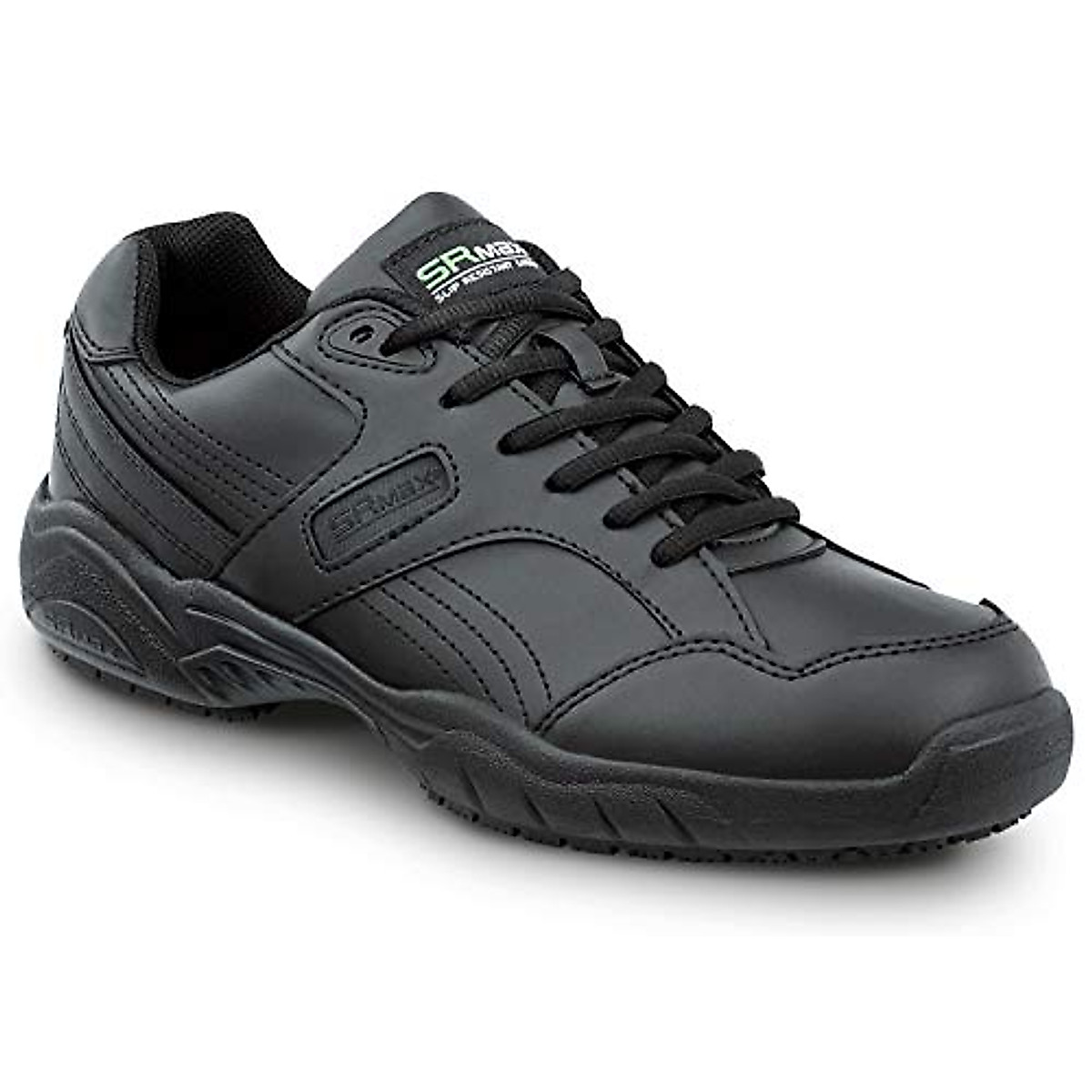 SR Max Dover, Women's, Black, Athletic Style Soft Toe Slip Resistant Work Shoe (9.5 M)