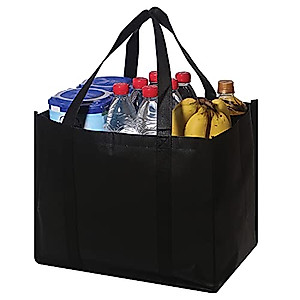 Set of 16 Reusable Grocery Bags Extra Large Super Strong Heavy Duty Shopping Tote Bags with Reinforced Handles