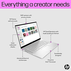 HP 2023 Newest Envy Laptop, 16" WQXGA Touchscreen, Intel Core i9-13900H(14-Core, Up to 5.4GHz), GeForce RTX 4060, 64GB DDR5 RAM, 2TB SSD, Wi-Fi 6E, Backlit Keyboard, Quad Speakers, Windows 11 Home