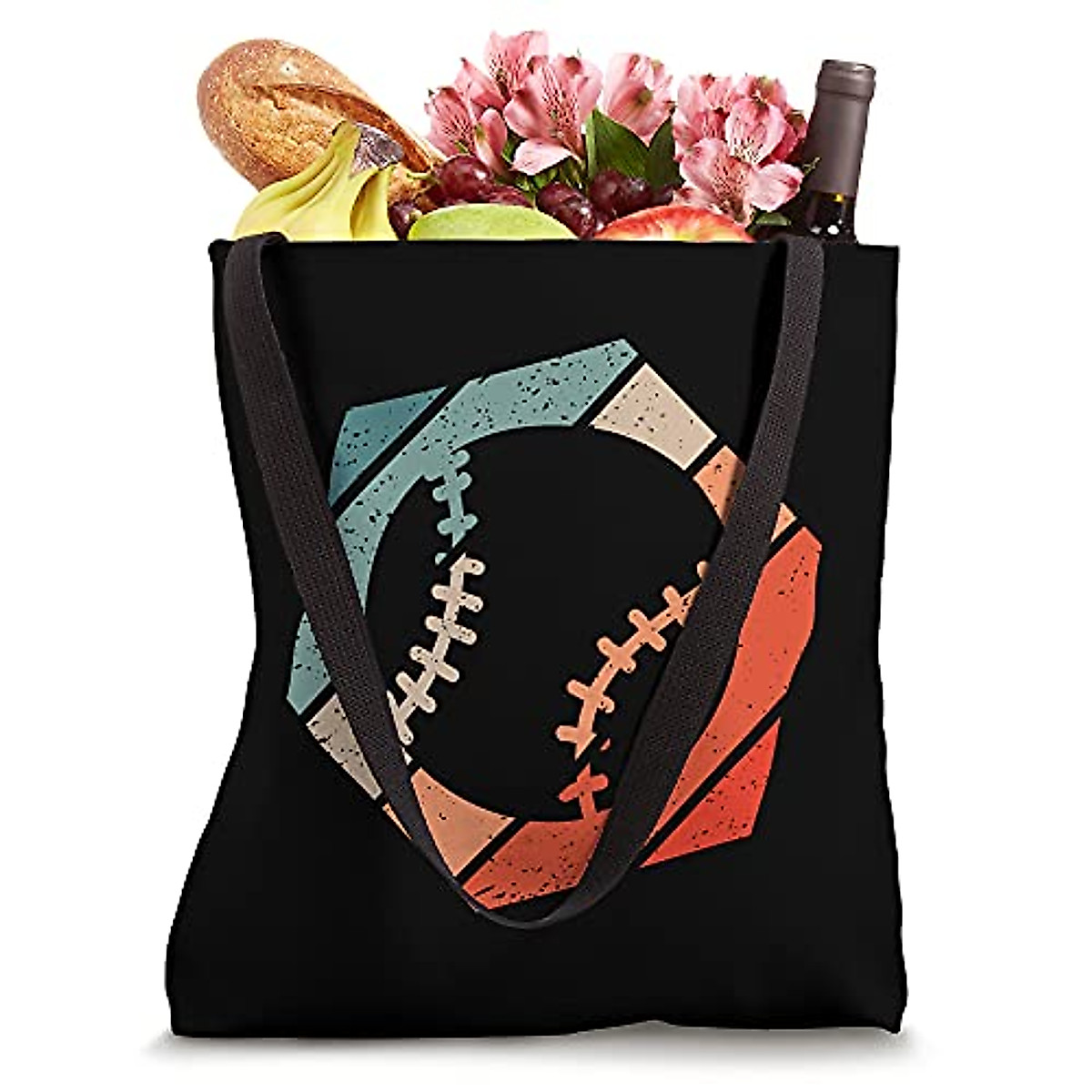 Baseball Retro Style Vintage Tote Bag