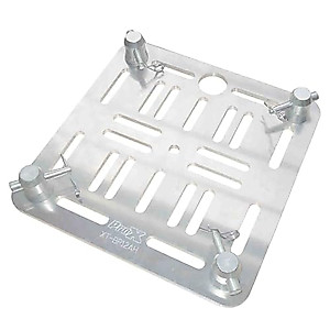 ProX XT-BP12AH 12" Aluminum 8mm Slotted Holes Truss Top Plate for F34 F32 F31 Conical Square Truss with Twist Locks and Connectors