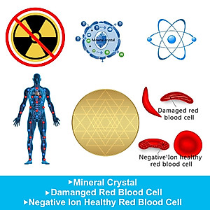 Only Jane 8PCs Protection Cell Phone Sticker, 5G New Phone Protector, 360 Round Block Electromagnetic Waves for Mobile, Computer, Radio, Laptop, Tablet PC, WiFi Router, TV, All E-Devices!