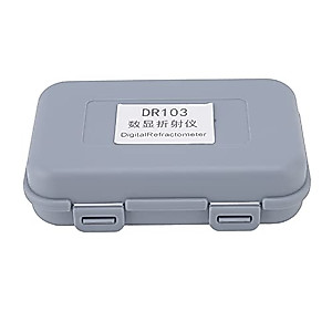 Digital Brix Refractometer, Portable Handheld Brix Maple Syrup Jam Sauces Refractometer, Brix Meter Pocket Refractometer for Measuring Sugar Content in Watermelons, Grapes and Other Fruits