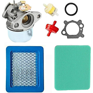 HQ parts 11A-426A711 Carburetor & Air Filter Kits for Troy-Bilt 11A-436A711, 11A-426A711, 12AV5560711, 12AE449D011, 12A-446A711, 12AV566M066, 12A-466N063, 12A-566N063, 24A-070F766 Lawn Mower