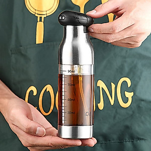 Xiaokeis Oil Sprayer for Cooking, 90ml Spray Bottles Kitchen Gadgets for Cooking Bottle 2 Compartment Home Kitchen for Kitchen, Salad, Baking, Frying(size:1 pcs)