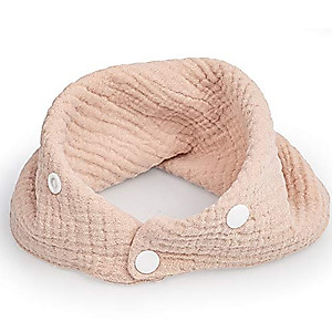 Muslin Bibs for Baby Boy, 8 pack Organic Cotton Baby Bandana bibs, Absorbent Drool Bibs for Unisex Newborns Infants