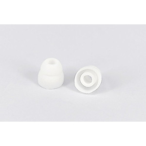 10pcs Replacement Silicone Eartips Earbuds Eargels for Beats by dr dre Powerbeats 2 Wireless Stereo Earphones (Double Flange White)