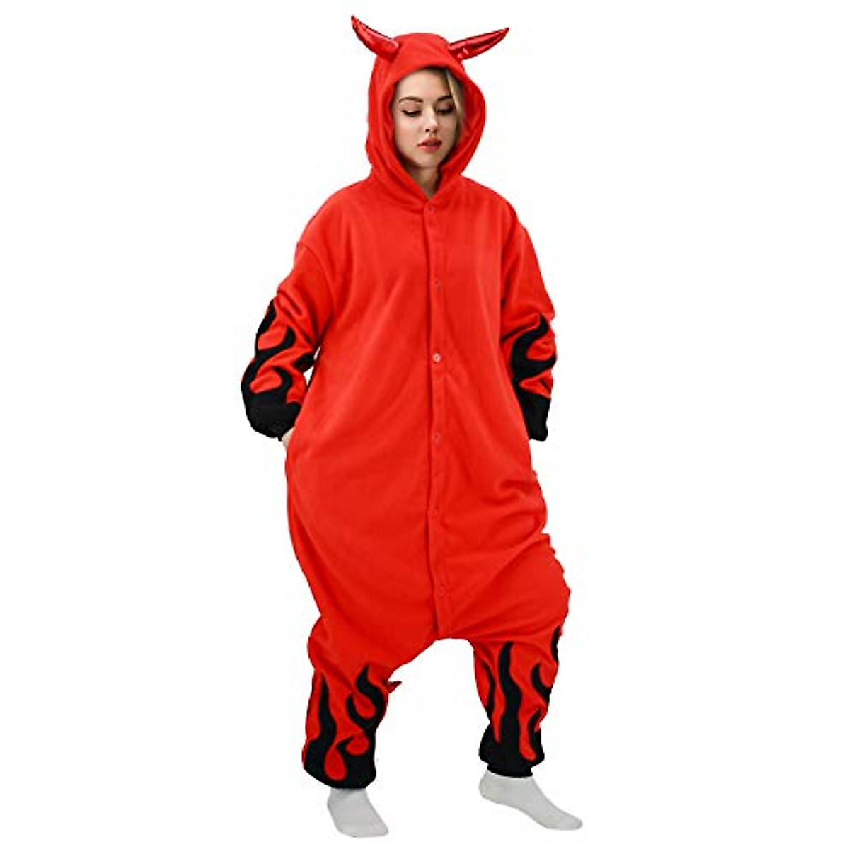 vavalad Adult Onesie Pajamas Party Cosplay Homewear Sleepwear Jumpsuit Costume for Women Men Boys Girls