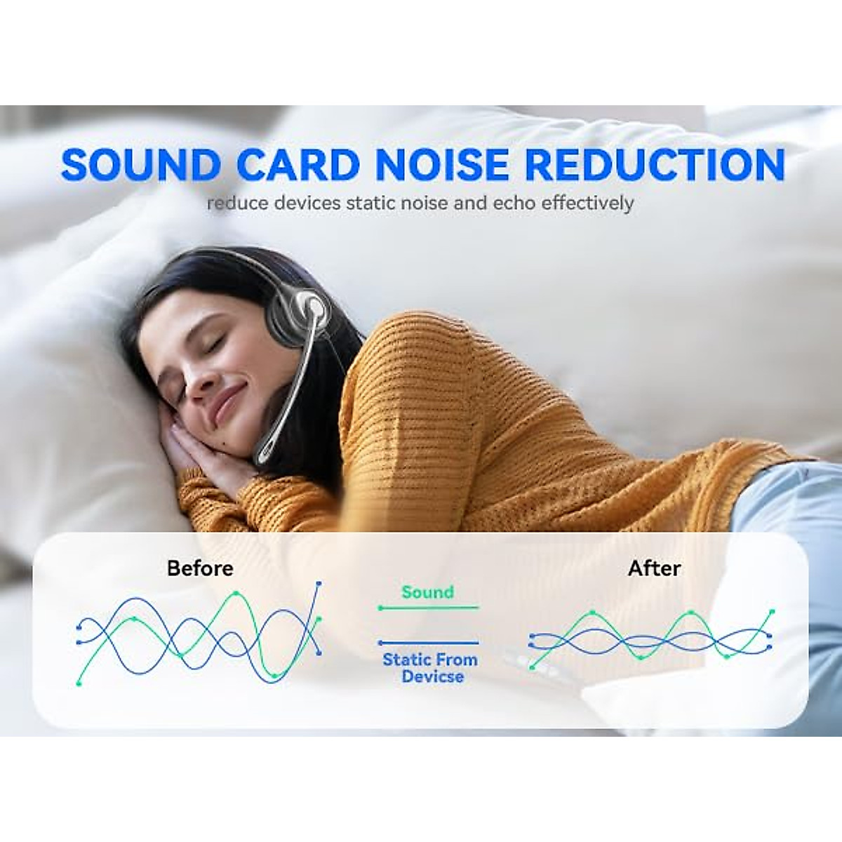 Phone Headset 2.5mm with Microphone Noise Cancelling & Volume Controls, Telephone Headphone Compatible with Panasonic Dect 6.0 Phones, Comfort-Fit Telephone Headset for AT&T Vtech Cordless Phones