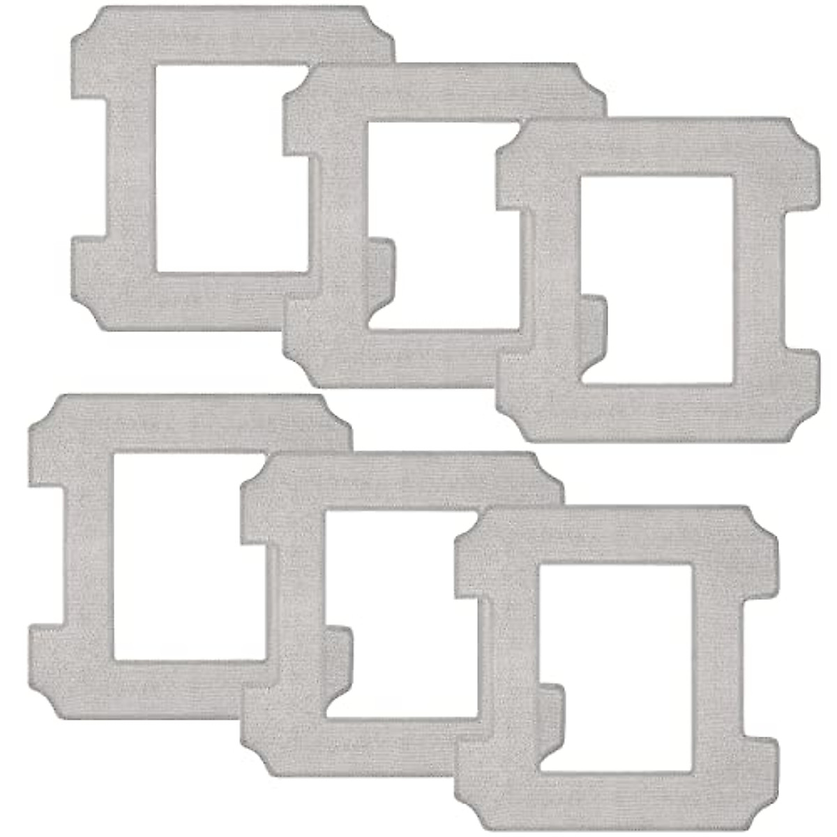 6Pcs Washable Mop Pads Replacement for Ecovacs Winbot W1/W1 Pro/W2/W2 Omni Window Vacuum Cleaner Spare Parts Mop Cloth