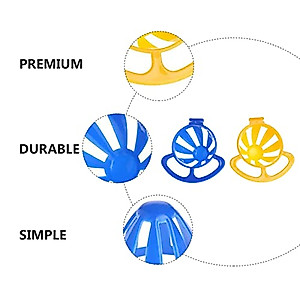 4pcs Color Finches Vegetable Plastic Random Hatching Food Finch for Dispenser Tool Eggs Water Fixed Bird Parakeet Accessory Cockatiel Parrot Canaries Hollow Feeder Conure Basin