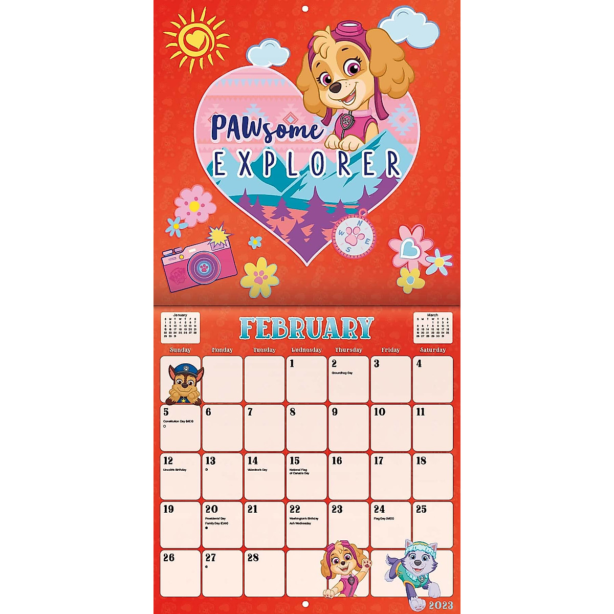 2023 Nickelodeon PAW Patrol Wall Calendar
