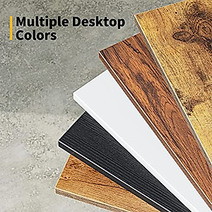 CubiCubi L Shaped Desk with File cabinets, 59.1 Inch Corner Computer Desk, Home Office Gaming Writing Workstation with Storage Shelves, Deep Brown