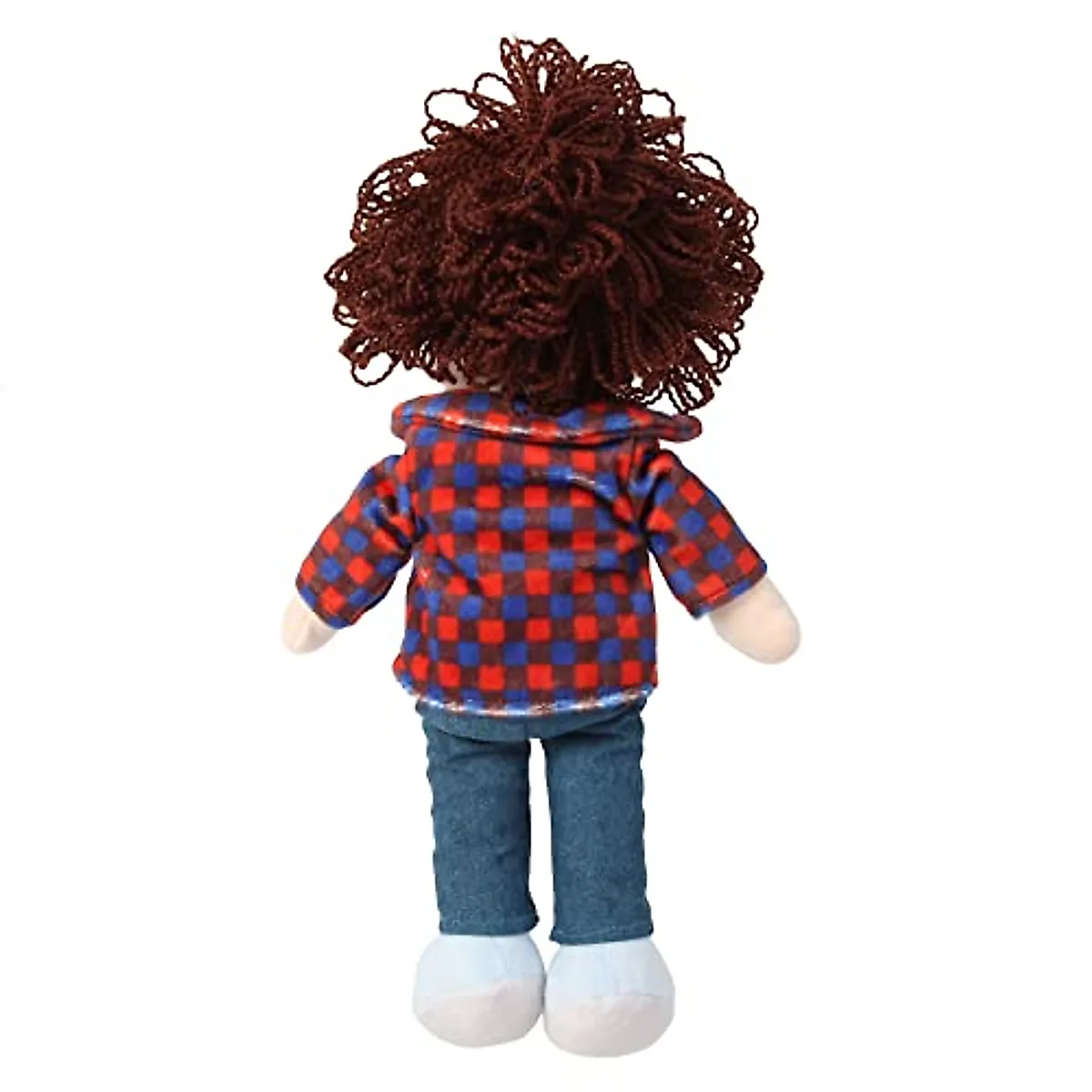 Linzy Toys, 14'' Ethnic Soft Plush Rag Doll, Embroidered FACE, Educational Doll, Muñecos de trapo para niño oh niña (81000)
