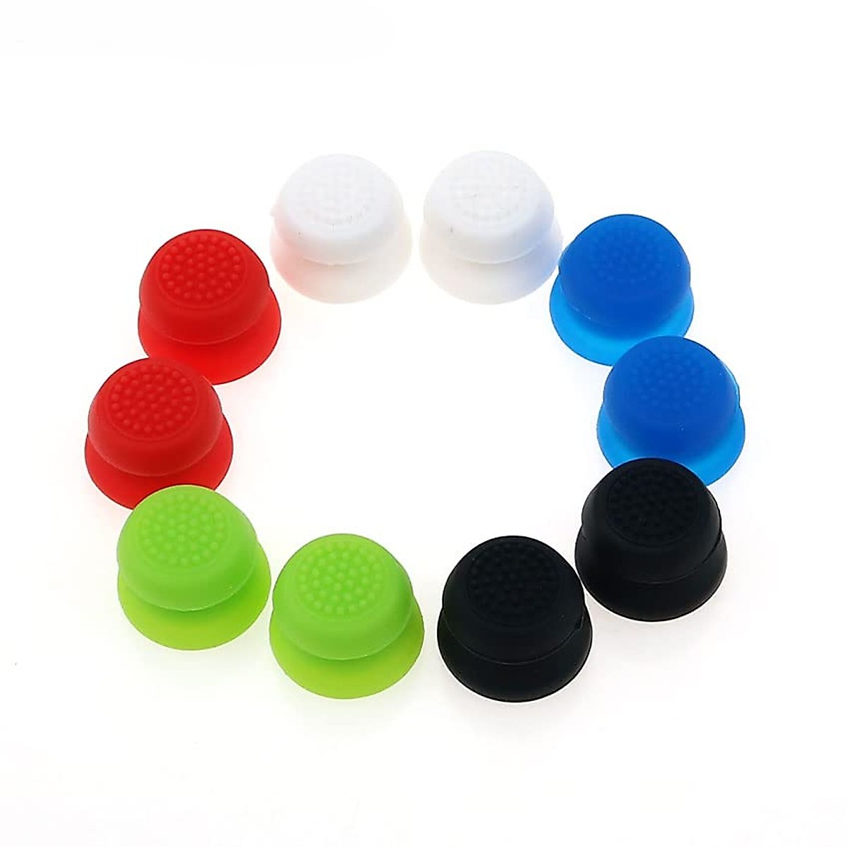 2PCS Silicone High Analog Joystick Extender Cap for PS4 Pro Slim PS3 Xbox 360 Xbox One Controller Gamepad Replacement (Black)