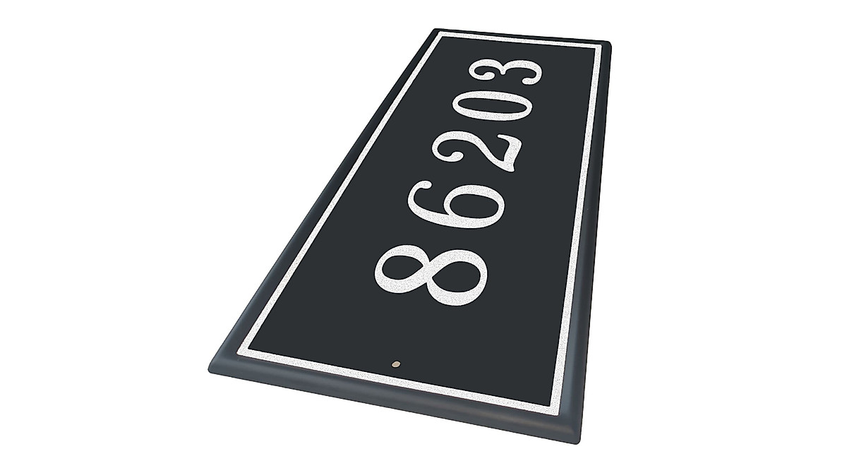 Custom Reflective Address Plaque - Easy Install & Elegant