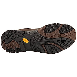 Merrell Men's Moab Adventure Mid Waterproof Hiking Boot, Dark Earth, 10 M US