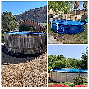Jantens 12 Foot Round Pool Liner Pad for Above Ground Swimming Pools, Made of Durable Material - Prevents Punctures and Extends Life to The Liner