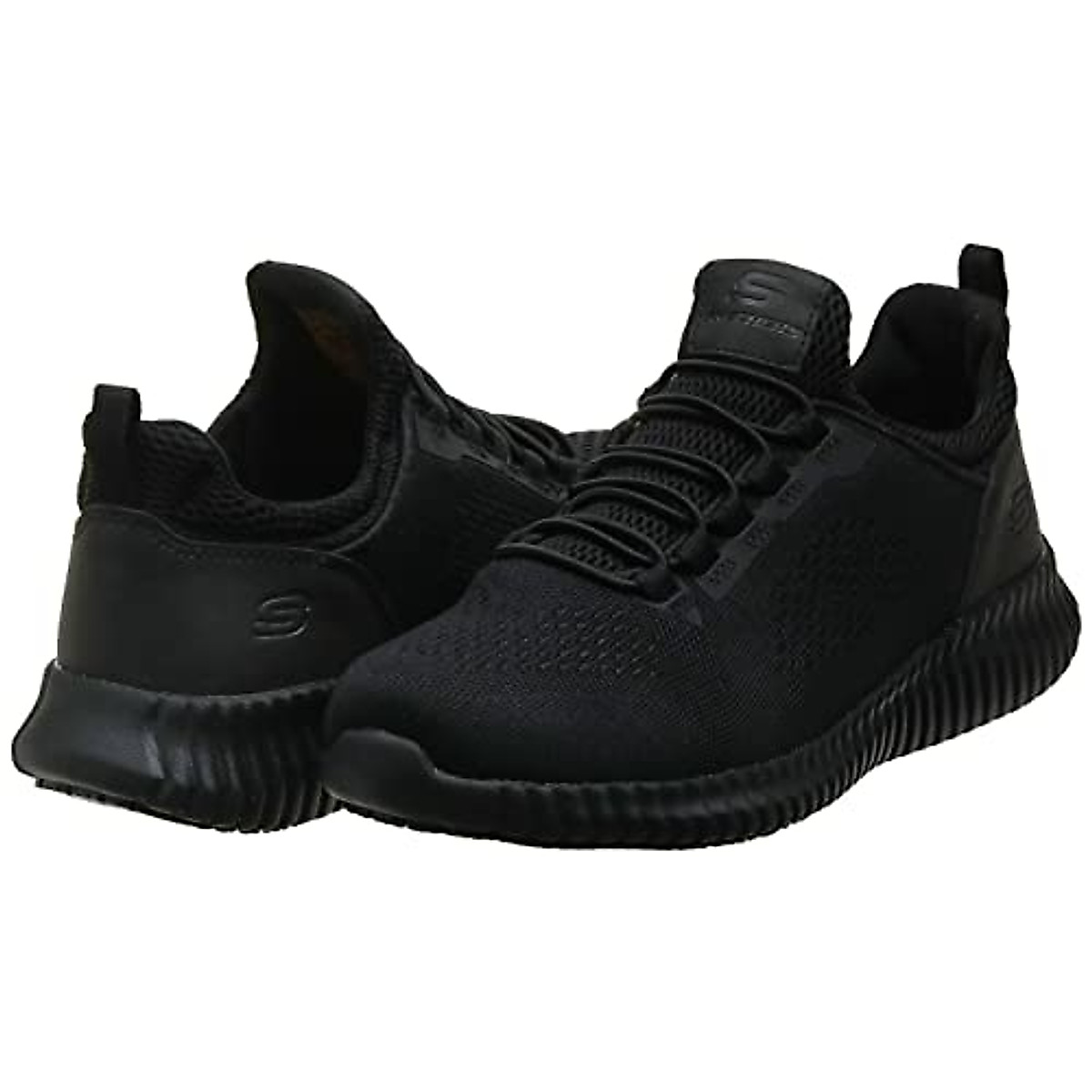 Skechers Men's Cessnock Food Service Shoe, Black, 9.5