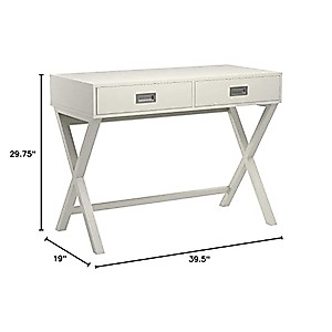 Convenience Concepts Designs2Go Landon Desk, White