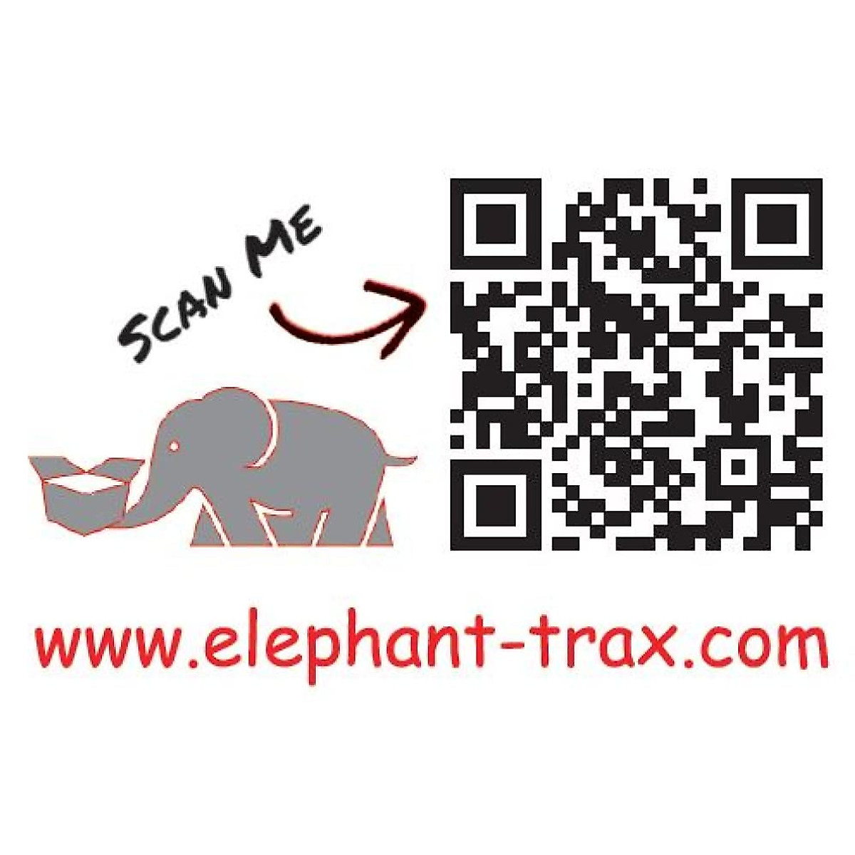 Elephant Trax Smart Storage QR Labels for Organizing, Moving, Storage, and Inventory Tracking (40 Ultra Durable Unique Labels, 3x2)