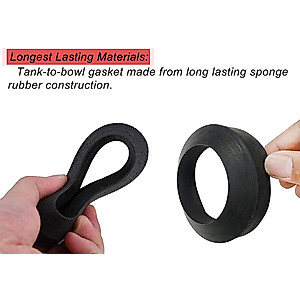 3-Inch Toilet Flush Valve Replacement Saving Toilet Repair Kit with Gasket and Bolts Compatible with American Standard 738921-100.0070A Two-Piece Toilet