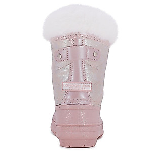 LONDON FOG Girls Toddler Endfield Cold Weather Warm Lined Snow Boot blush 8