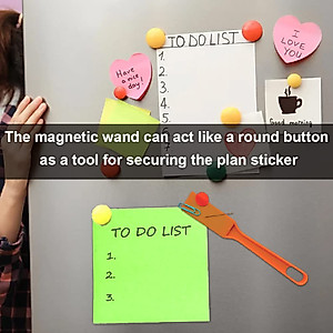 TCOINERY Bingo Chips Set-Magnetic Wand & 100 Counting Chips-6 Colors Transparent Plastic Markers for Family School Learning Game Zoom Bingo and Pokeno Nights