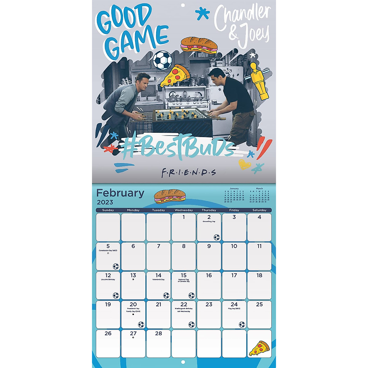 2023 Friends Wall Calendar