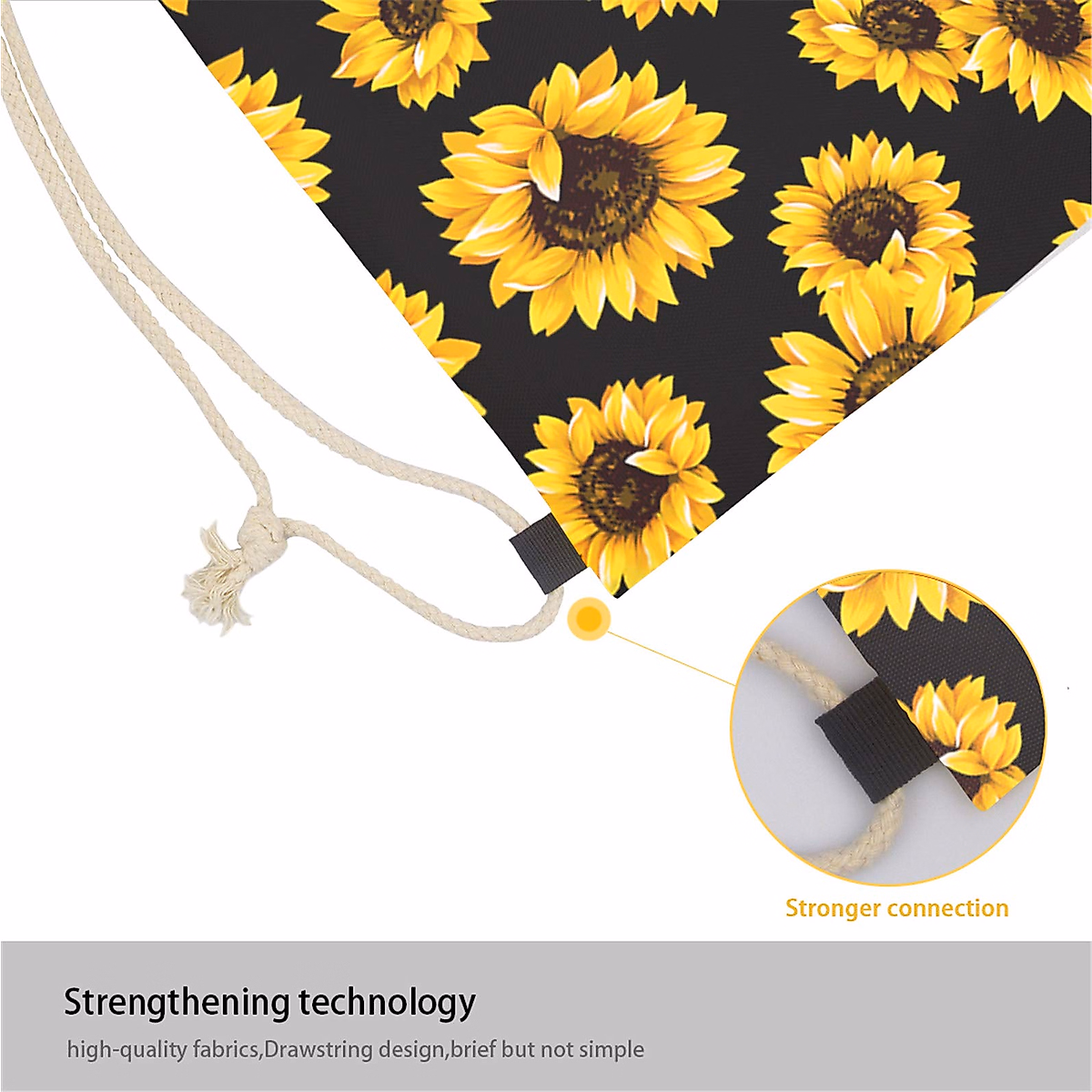 doginthehole Horse Drawstring Backpack Bag Sport Gym Sackpack Outdoor Yoga Gym Swimming Travel Beach Sackpack for Girls