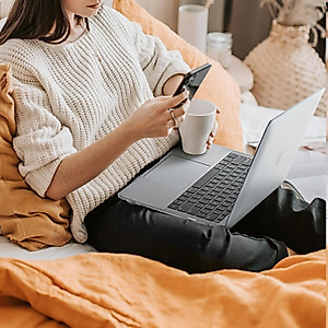 EooCoo Compatible with MacBook Air 13 inch Case 2021 2020 2019 2018 M1 A2337 A2179 A1932 with Retina Display Touch ID，Case + TPU Keyboard Skin Cover + Screen Protector - Crystal Clear