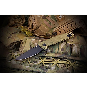 Spartan Blades Poros Liner Lock - OD Green G-10 | SFBL11GR