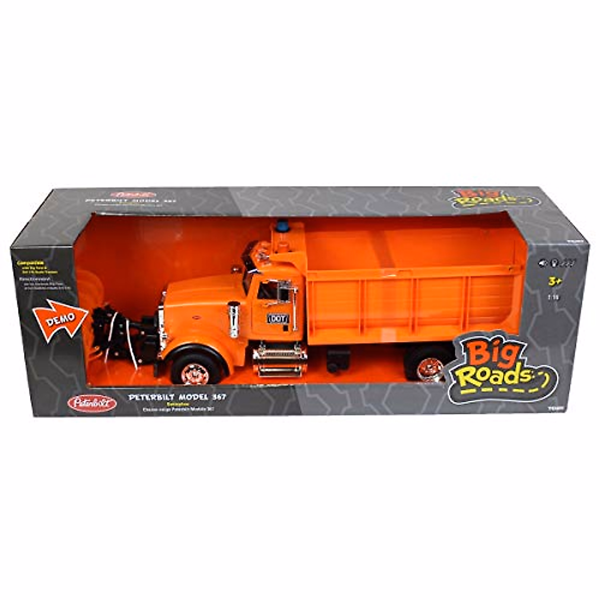 ERTL 1/16 Big Farm Peterbilt Model 367 with Snow Plow 47185
