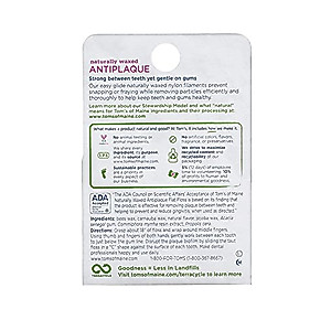 Tom's of Maine Floss Flat-Anti Plaque Spearmint 32 yd String