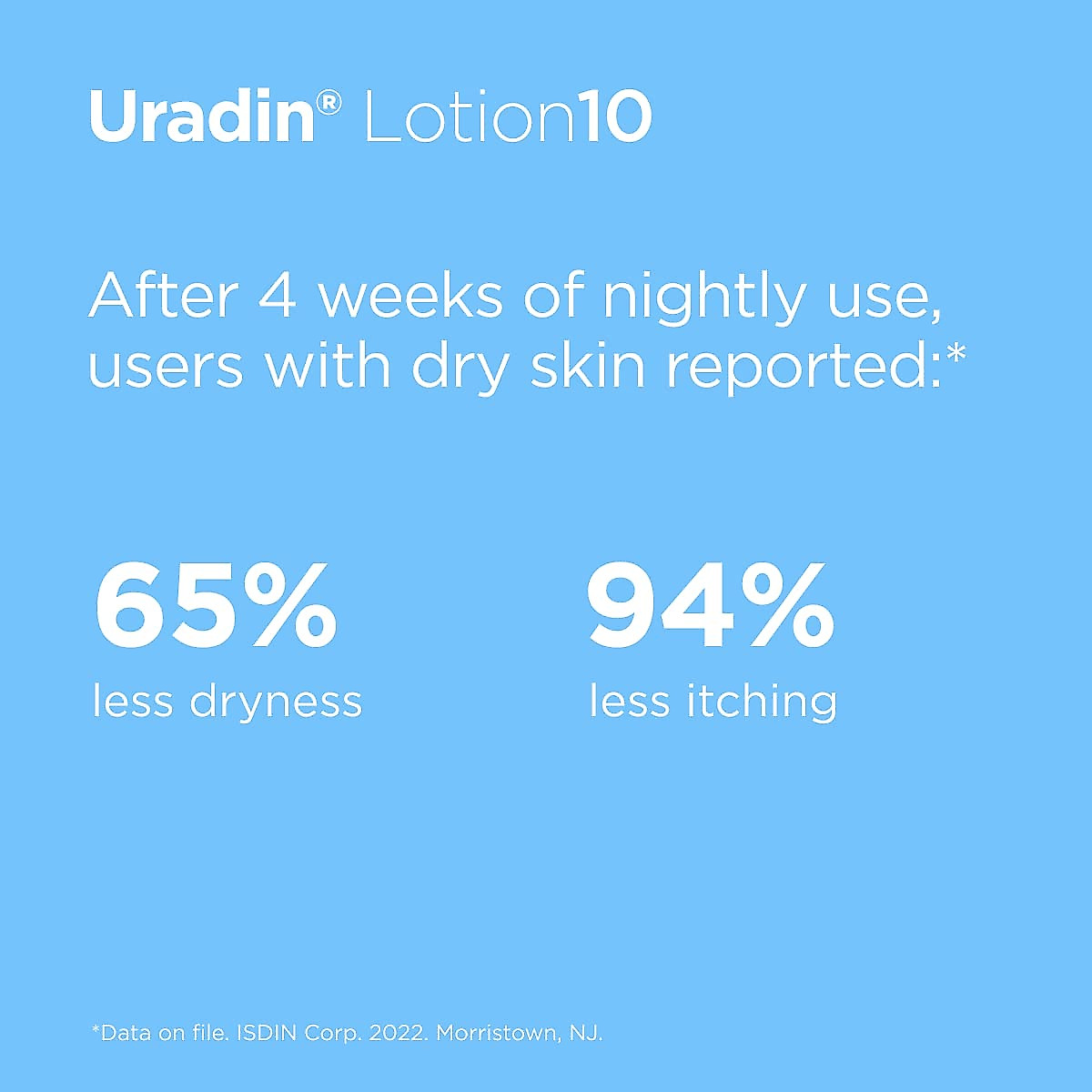 ISDIN Body Lotion Uradin10, 24 Hour Intense Hydration, 10% Urea, Fast Absorbing, Dermatologically Tested, 13.5 Fl Oz