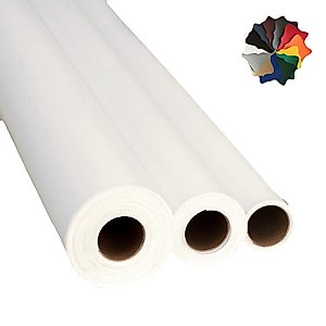 Marine Vinyl Fabric - 54" - White: Sold by The Yard (Rolled on Tube)