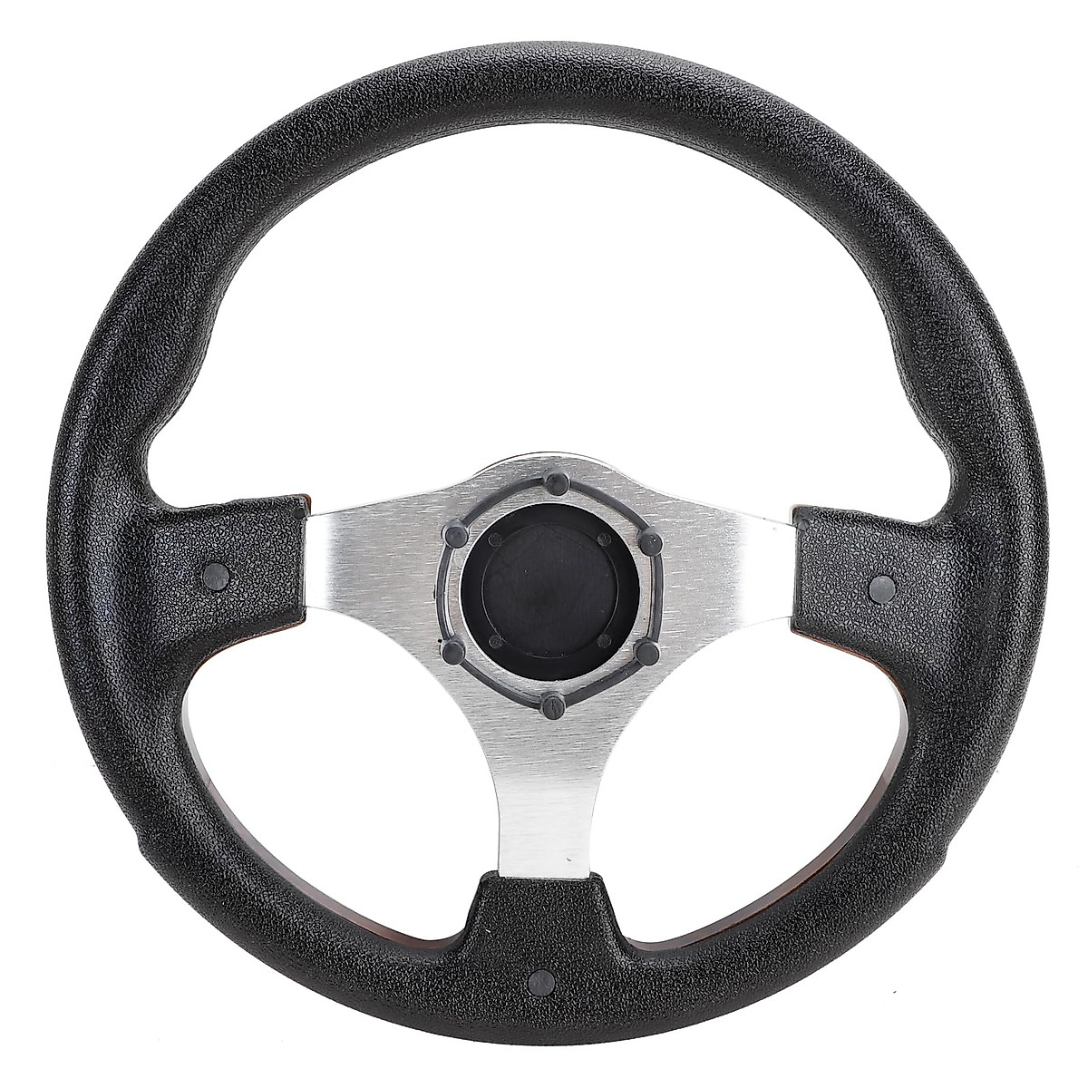 Roykaw Golf Cart Universal Steering Wheel Compatible with EZGO RXV TXT, Club Car DS Precedent Tempo, Yamaha G29 Drive Drive 2,Universal Design for Most Golf Cart