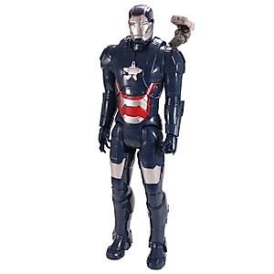Marvel Iron Man 3 Titan Hero Series Avengers Initiative Movie Series Iron Patriot Action Figure, 12-Inch