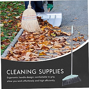 minkissy Garbage Shovel Sweep Broom Small Brooms Handle Broomstick Outdoor Broom Cleaning Broom Garden Broom House Brooms for Sweeping Indoor Sweep Cleaner Broom Wiper Pet Plastic Office