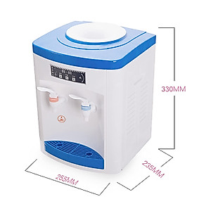 5 Gallon Top Loading Water Dispenser 304 Food Grade Liner Countertop Drinking Machine Desktop Electric Hot Cold Water Dispenser for Home Office