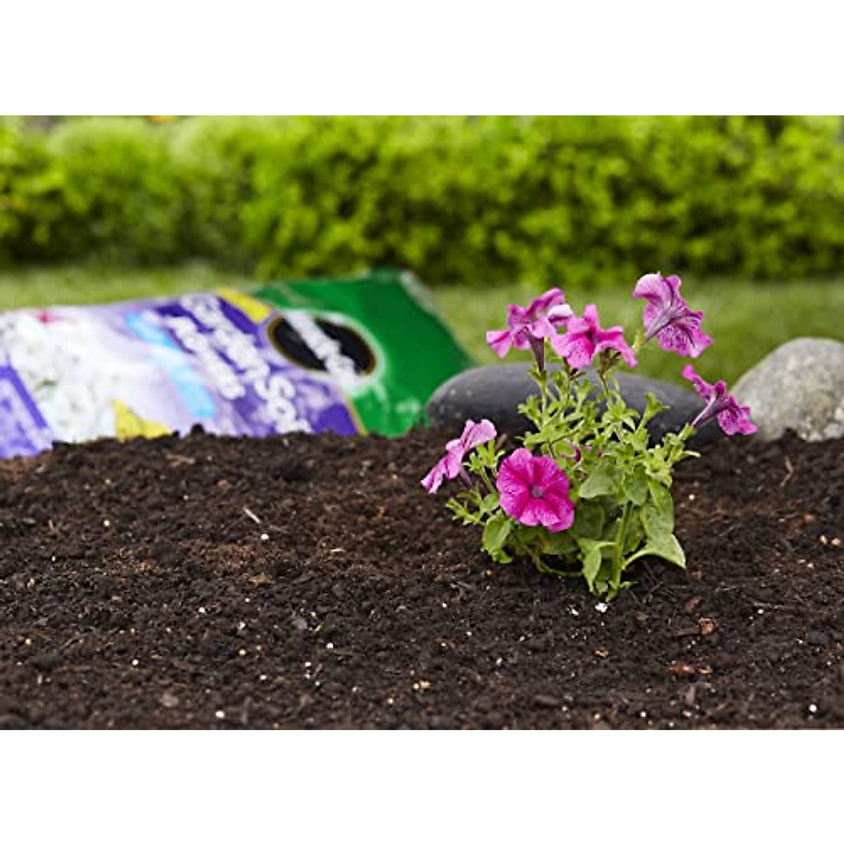 Miracle-Gro 70359430 Garden Soil Flowers, 1.5 Cf