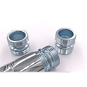 HOWDIA 1"/ 25.4mm Diameter Connectors for Coarse Thread 0.047"/1.2mm Thick Wire Shelving Poles, Pole Connector for Shelf Unit Replacement Parts Storage Shelves Part Metal Rack Updated Version, 4 Pack