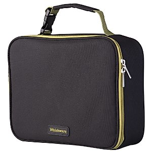 Whiskware Insulated Soft Cooler Lunch Bag for Work, Travel, and More, Black