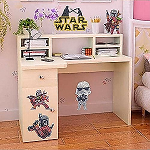 Diamond Painting Stickers Kits for Kids, Paint by Numbers Diamonds for Adult Beginners,DIY 5D Diamond Art Mosaic Stickers