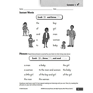 Increasing Fluency with High Frequency Word Phrases Grade 1 (Increasing Fluency Using High Frequency Word Phrases)