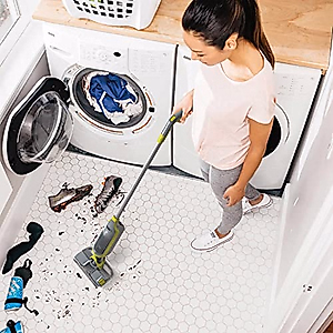 Shark VC205 VACMOP Pro Max Cordless Hard Floor Vacuum Mop with Disposable Pad Cleaning Solution (Renewed), Shark Vc205 -Green / Gray